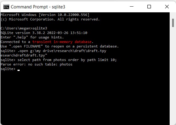 Trying To Edit Photo Paths Using Sqlite3 Troubleshooting Forums tropy